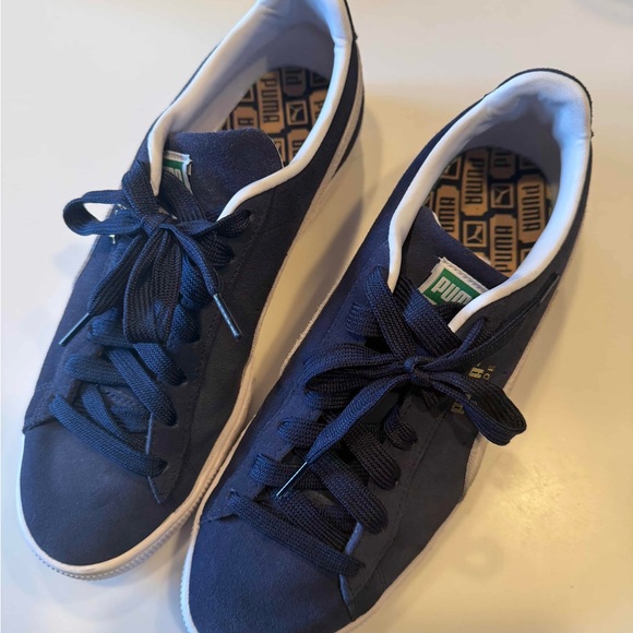 Puma | Shoes | Puma Navy Blue Sneakers | Poshmark